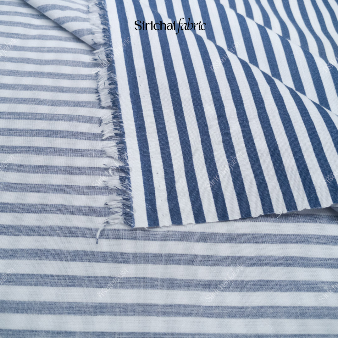 ผ้าคอตต้อนทีซี ลายริ้ว หน้ากว้าง 45 นิ้ว - Sirichai Fabric